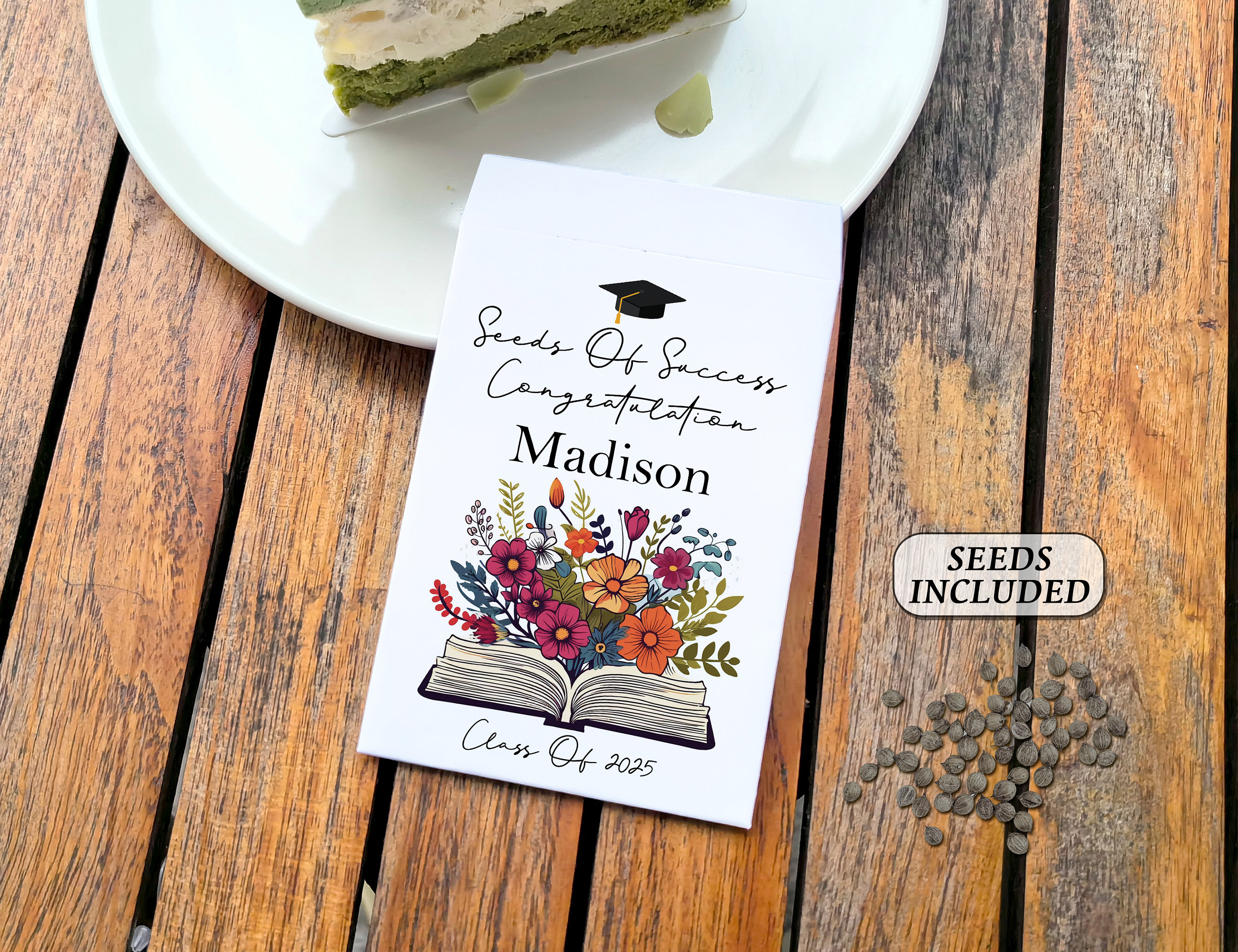 Bulk Graduation Gift Seed Packet Custom Grad Party Favor Personalized ...