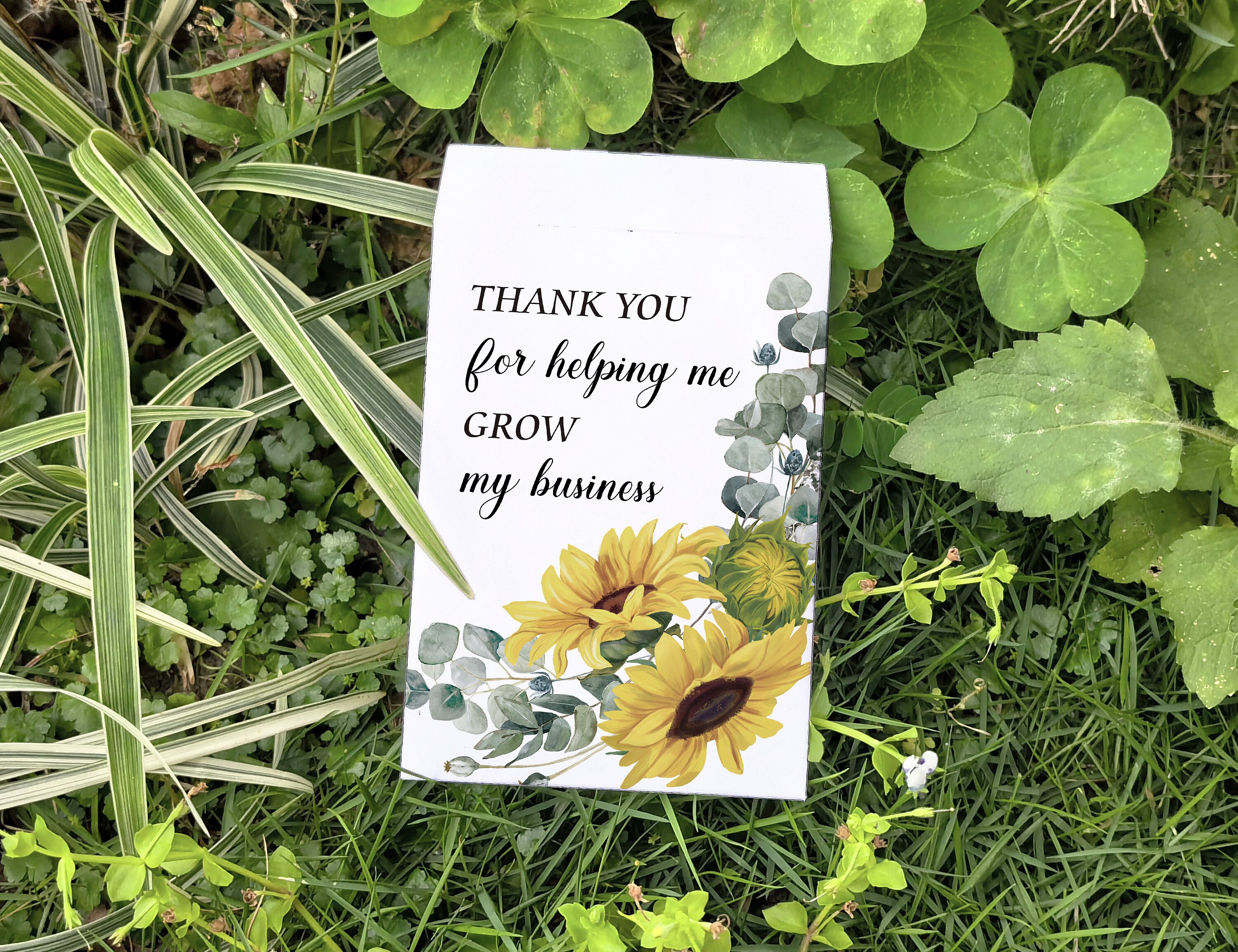 Business Referral Seed Packet SEEDS INCLUDED Real Estate Agent Business ...