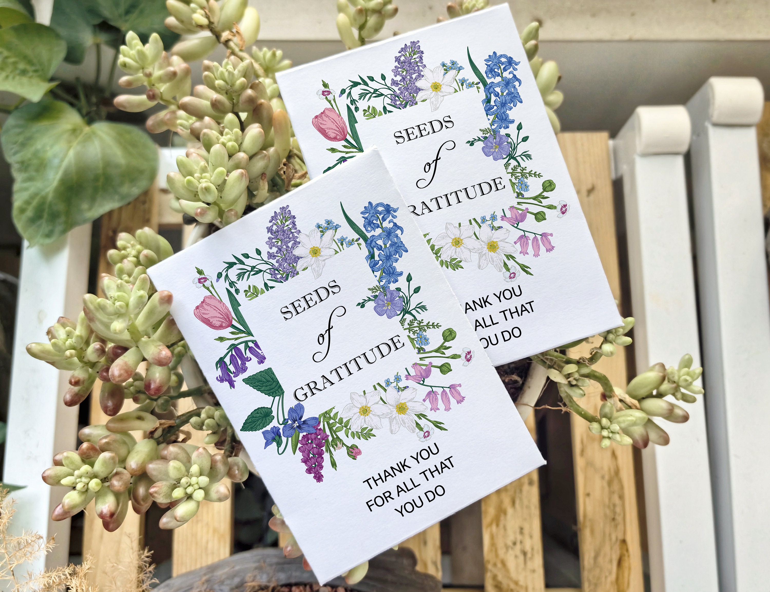 Personalized Teacher Gift Seed Packet Thank You for Helping Me Grow ...