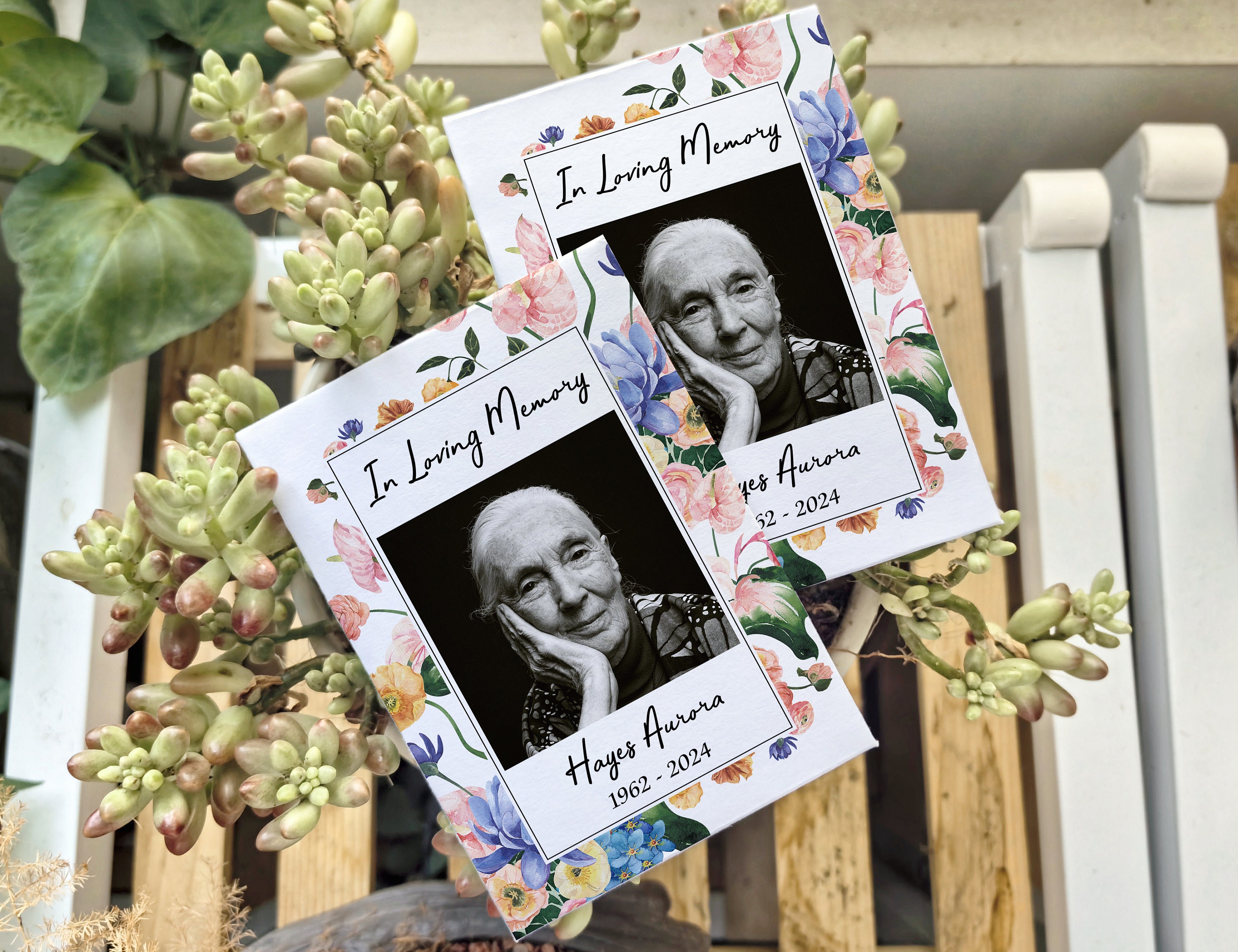 Photo Memorial Favors Packets Seed Included Personalized Seed Packets ...