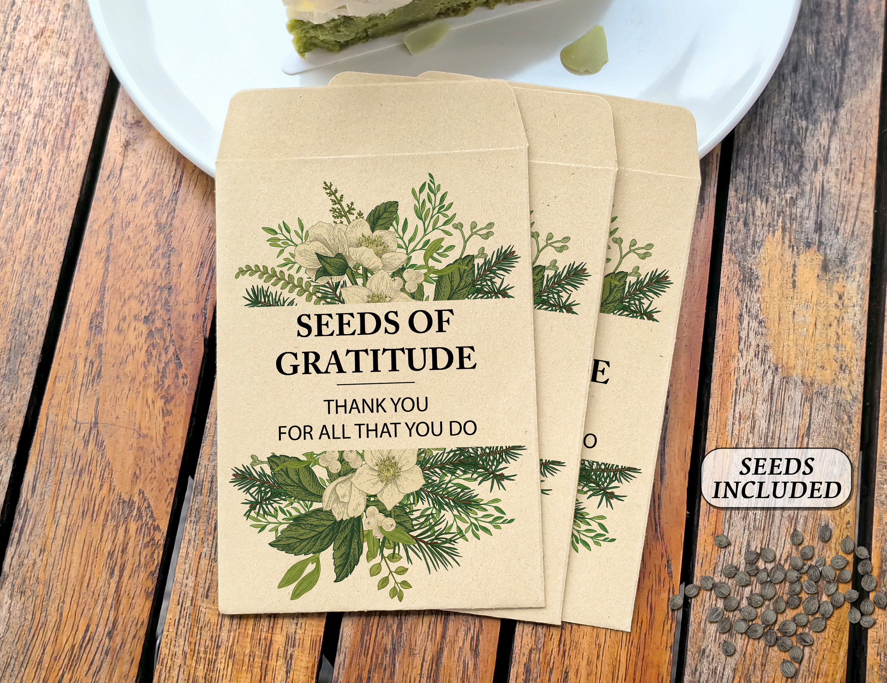 Personalized Party Favor for Graduations Teachers/gratitude Seed Packet ...