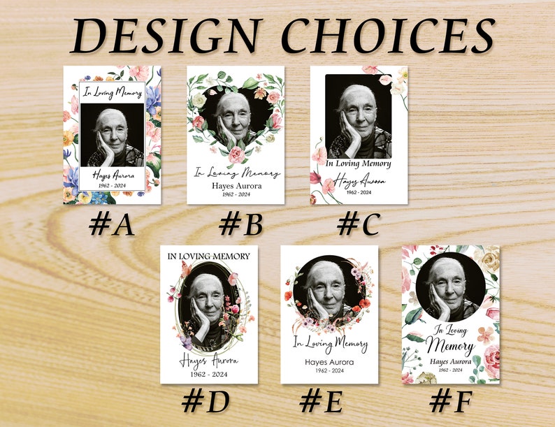 Custom Funeral Seed Packets/christmas Memorial Seeds Packets/forget Me ...