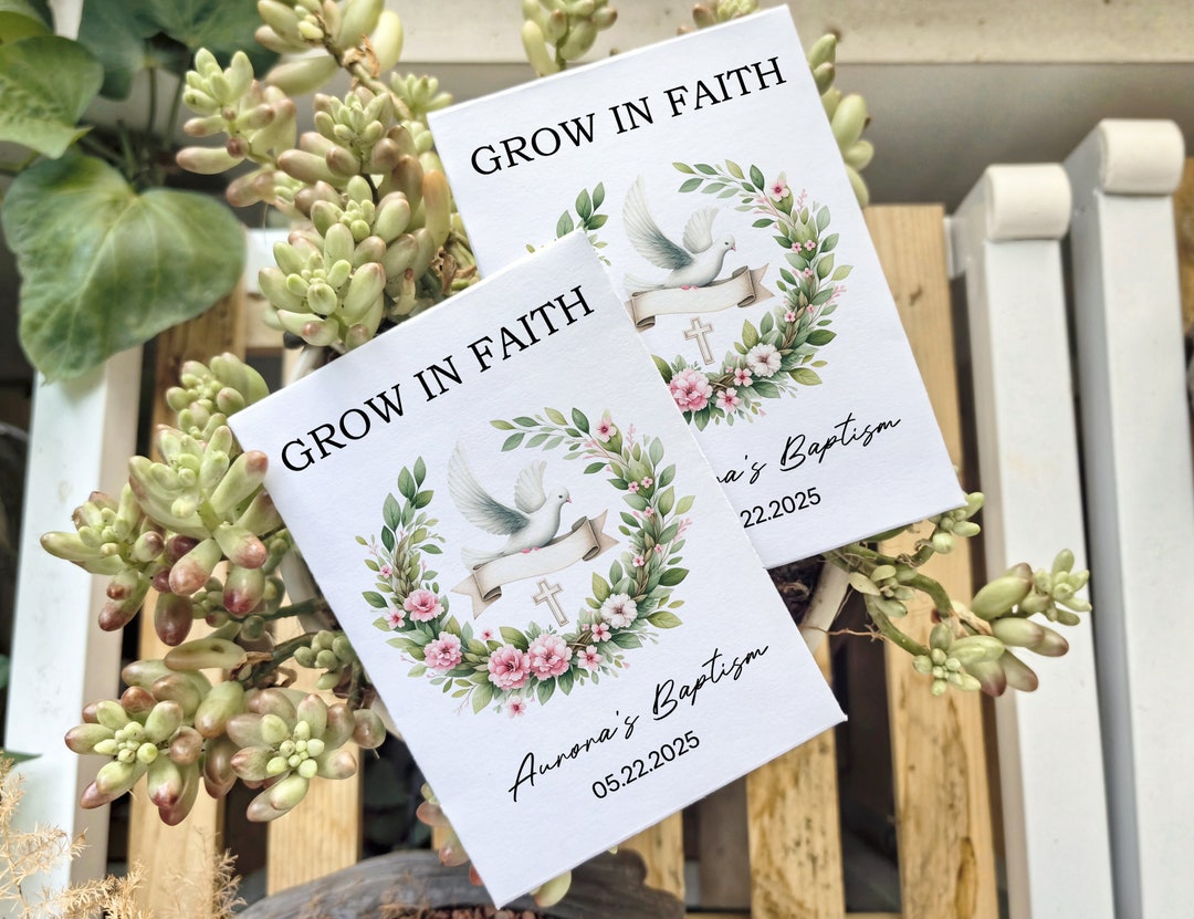 First Communion Christening Favors/personalized Baptism Favor/first ...