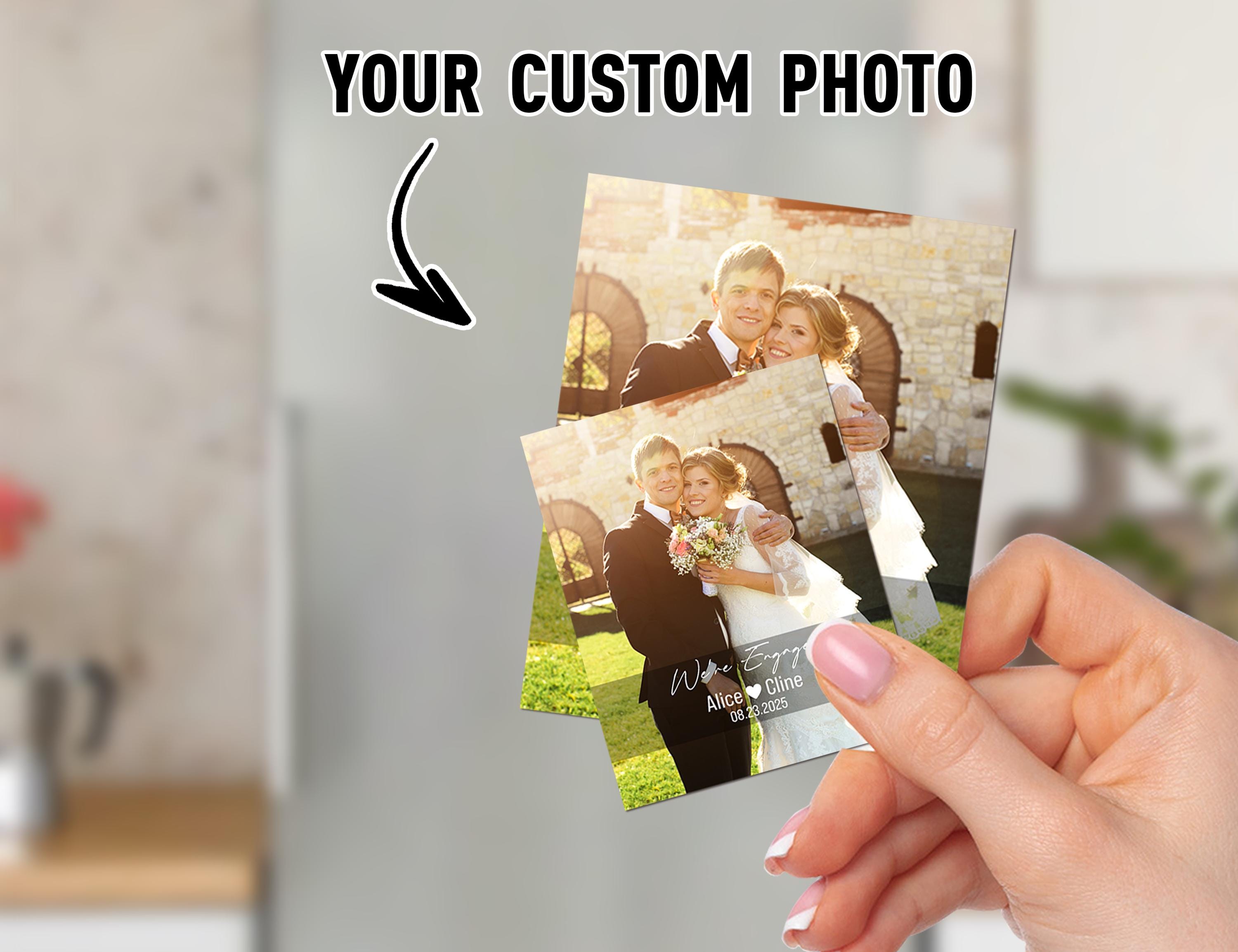 Custom Fridge Magnet With Photo Personalized Photo Magnet Unique ...