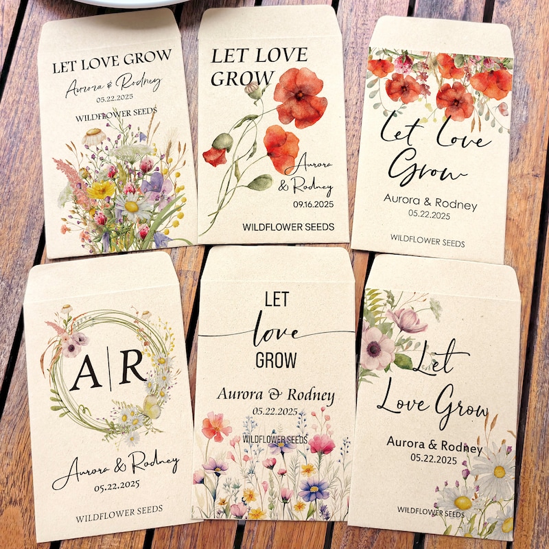 Seed Packet Favors - Etsy