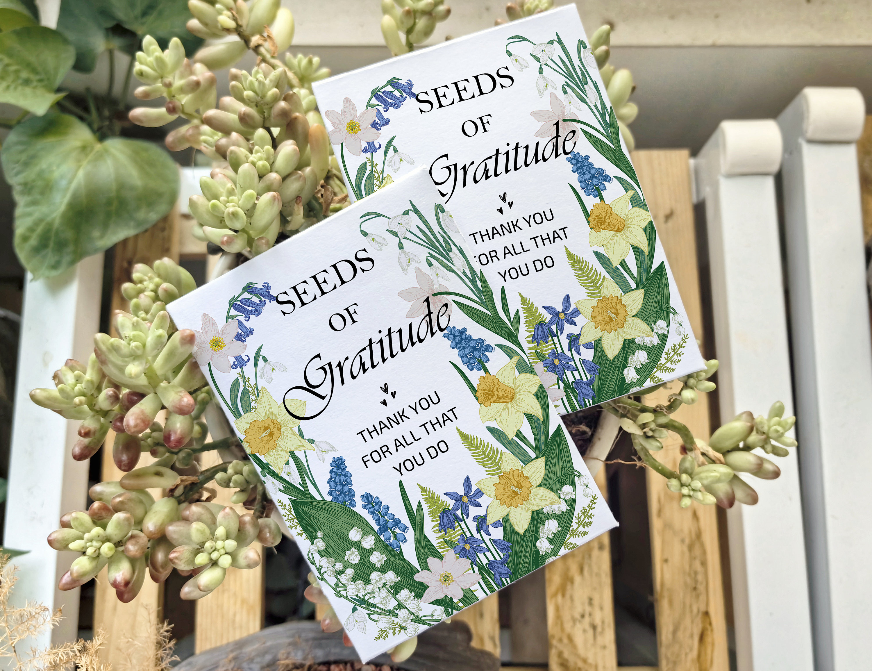 Gratitude Seed Packet/wildflower Thank You Seed Packet Favor for ...
