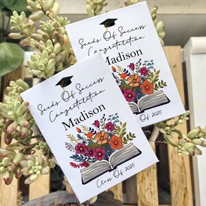 Bulk Graduation Seed Packet Custom Grad Party Favor Personalized ...