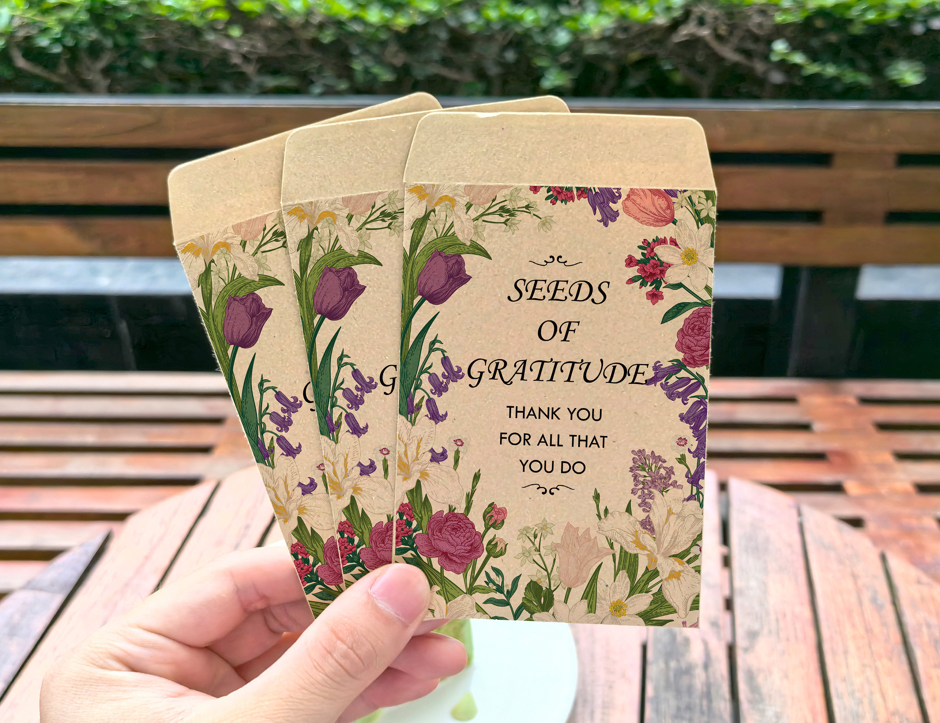 Gratitude Seed Packets/personalized Seed Packet/staff Appreciation Gift/custom Thank You Gift ...