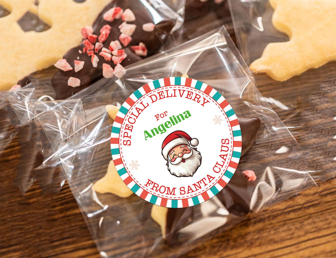 Custom Santa Claus Gift Tag Stickers/from Santa Labels/from Santa ...