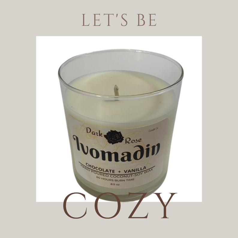 Chocolate Vanilla Candle | Coconut-soy Wax, Hand Poured 9oz - Etsy