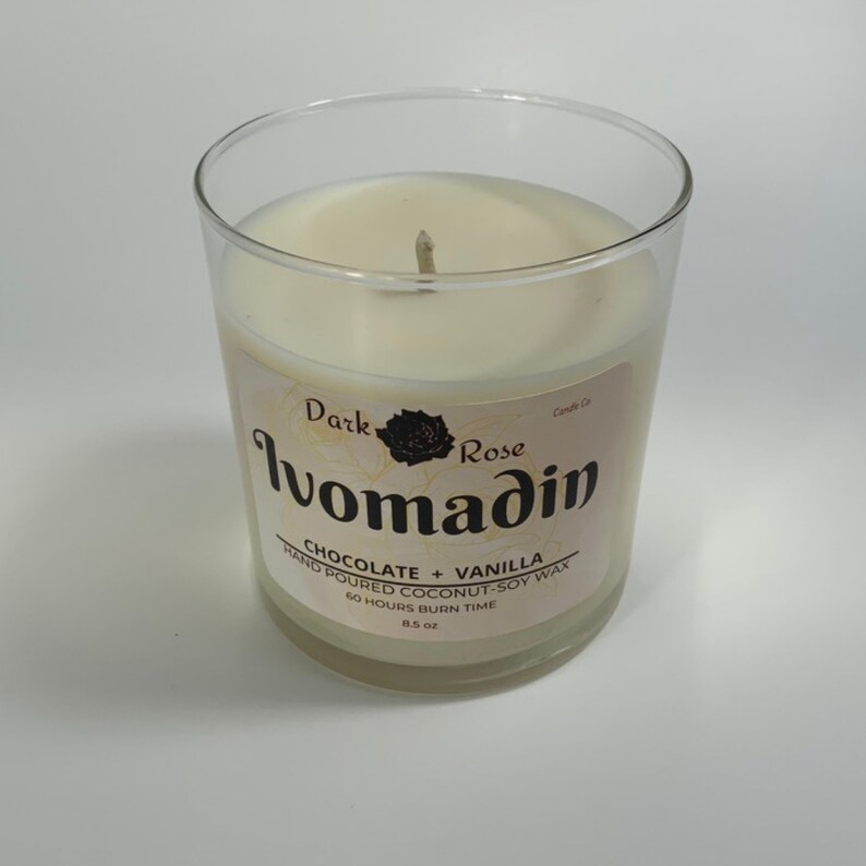 Chocolate Vanilla Candle | Coconut-soy Wax, Hand Poured 9oz - Etsy