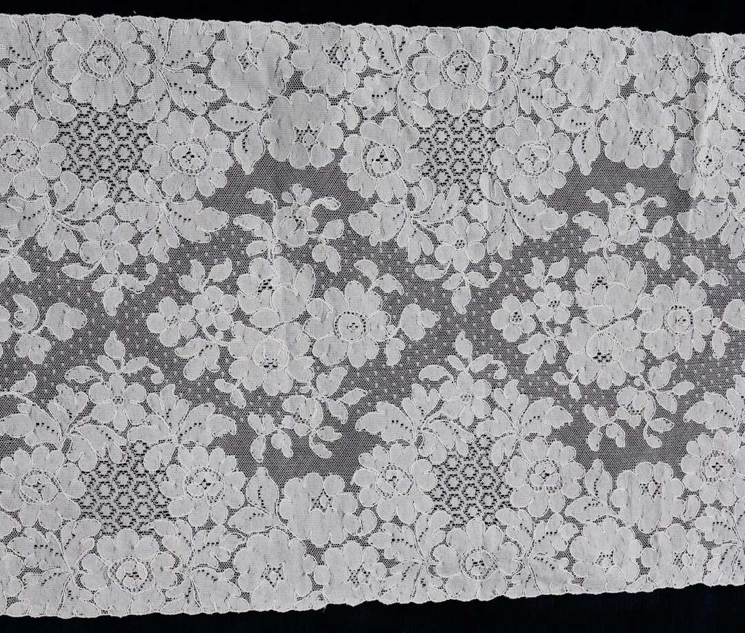 Vintage French Alencon Lace Runner Color Ecru - Etsy