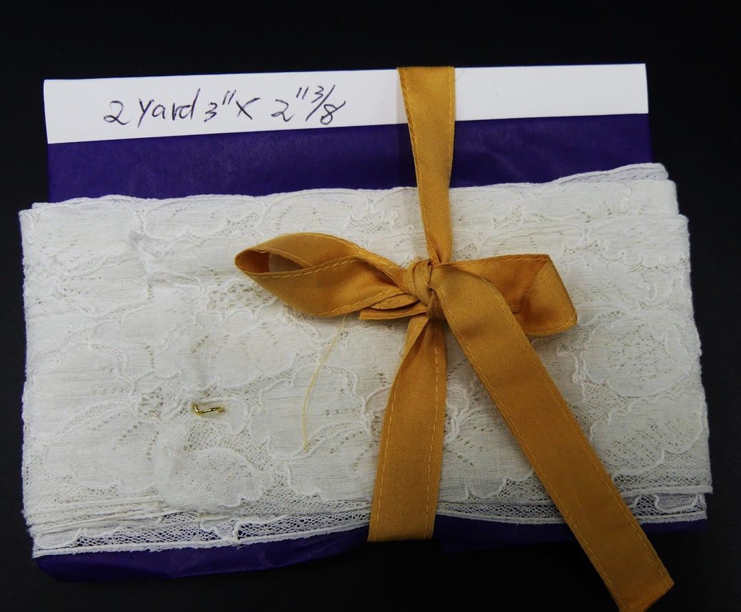 Antique French Alençon Lace Trim Color Soft White 2 Yard 3” X 2”3/8 - Etsy