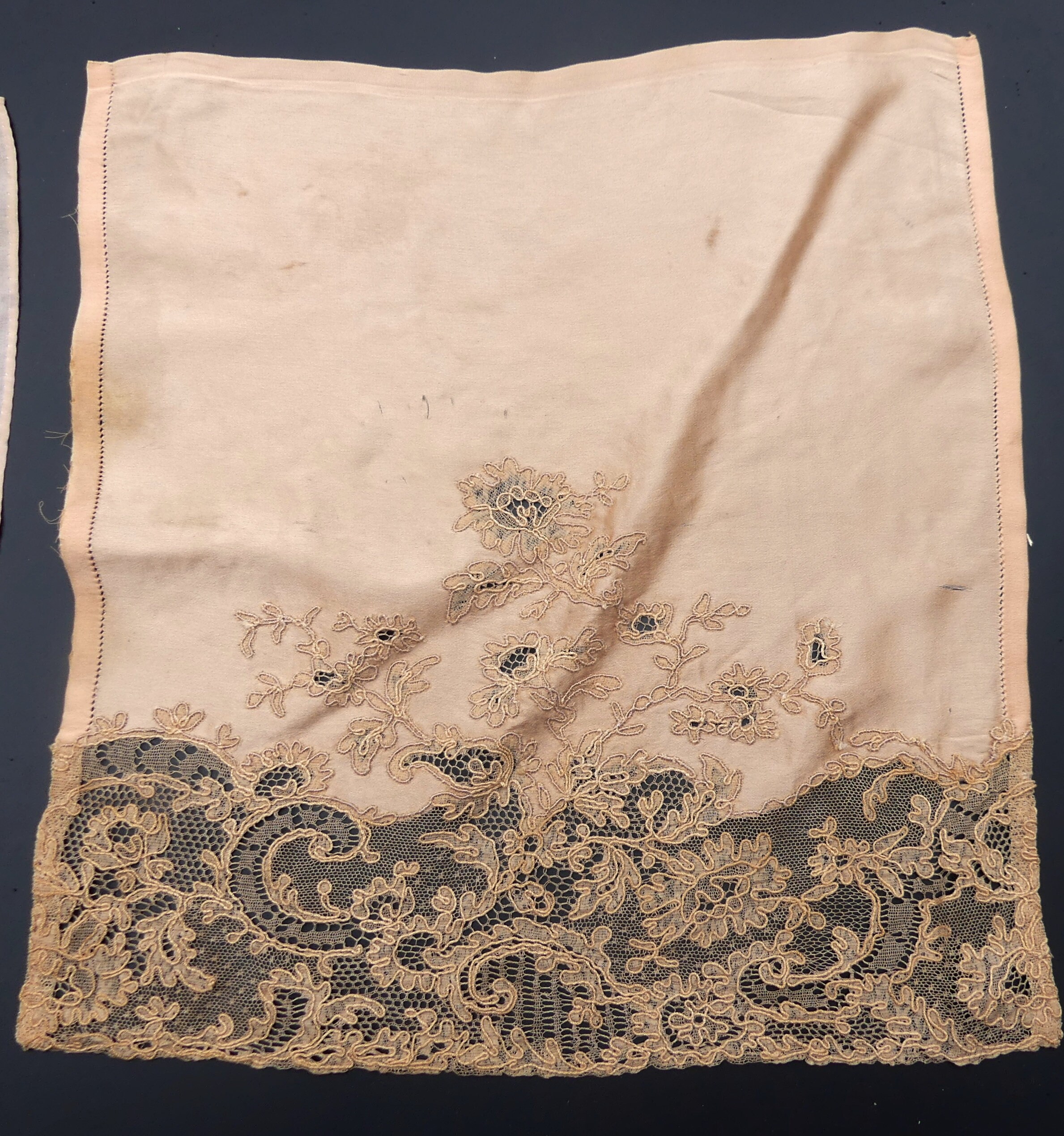 Vintage 20's French 2 Alencon Lace With Silk Parts Color Peach - Etsy