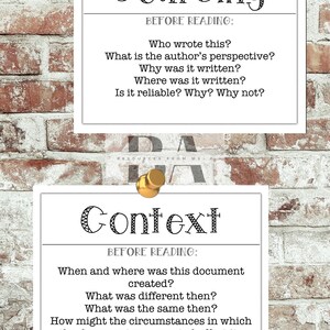 Think Like a Historian: Classroom Posters {digital Download} - Etsy ...