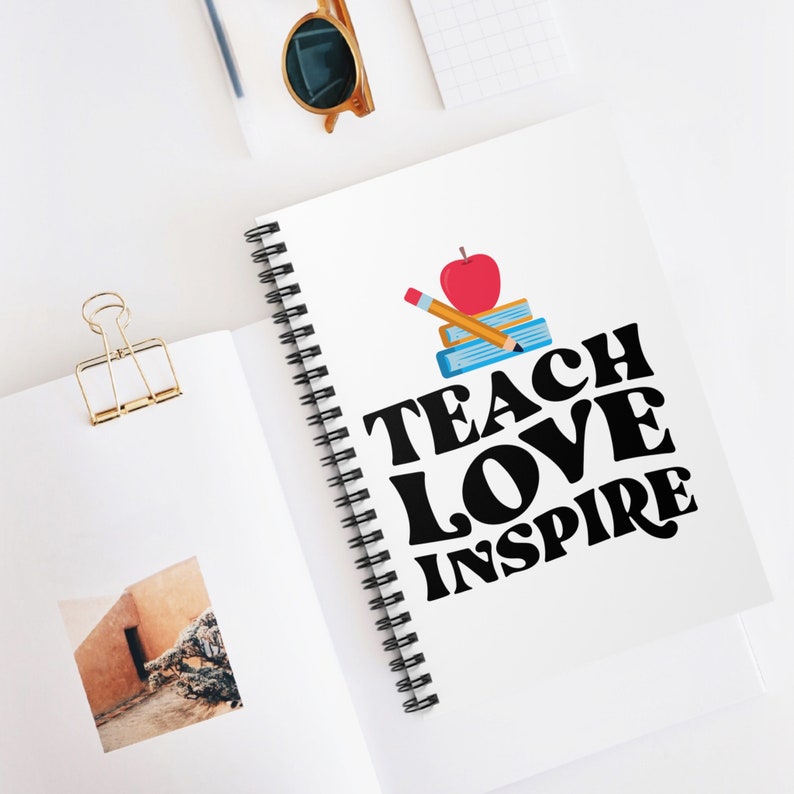 Spiral Notebook Ruled Line - Etsy