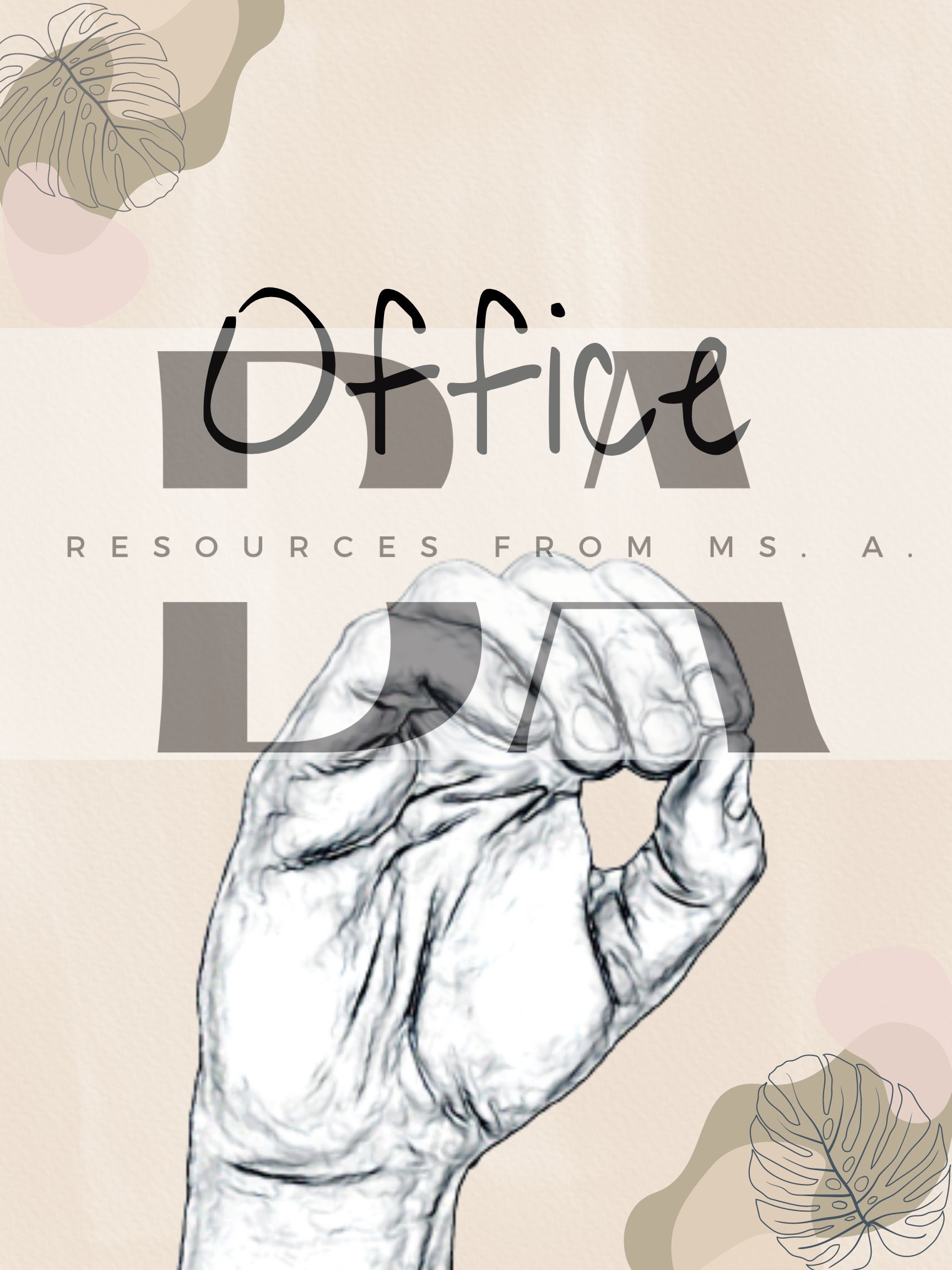 Boho Classroom Hand Signals Posters {digital Download} - Etsy