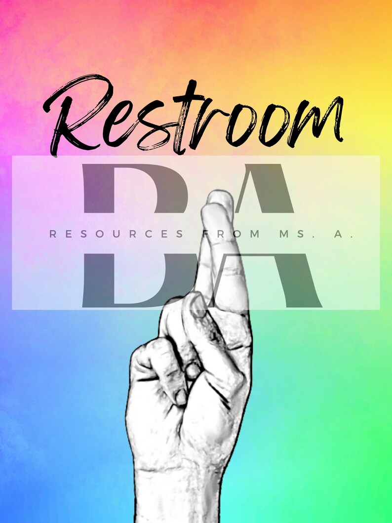 Rainbow Classroom Hand Signals Posters {digital Download} - Etsy Australia