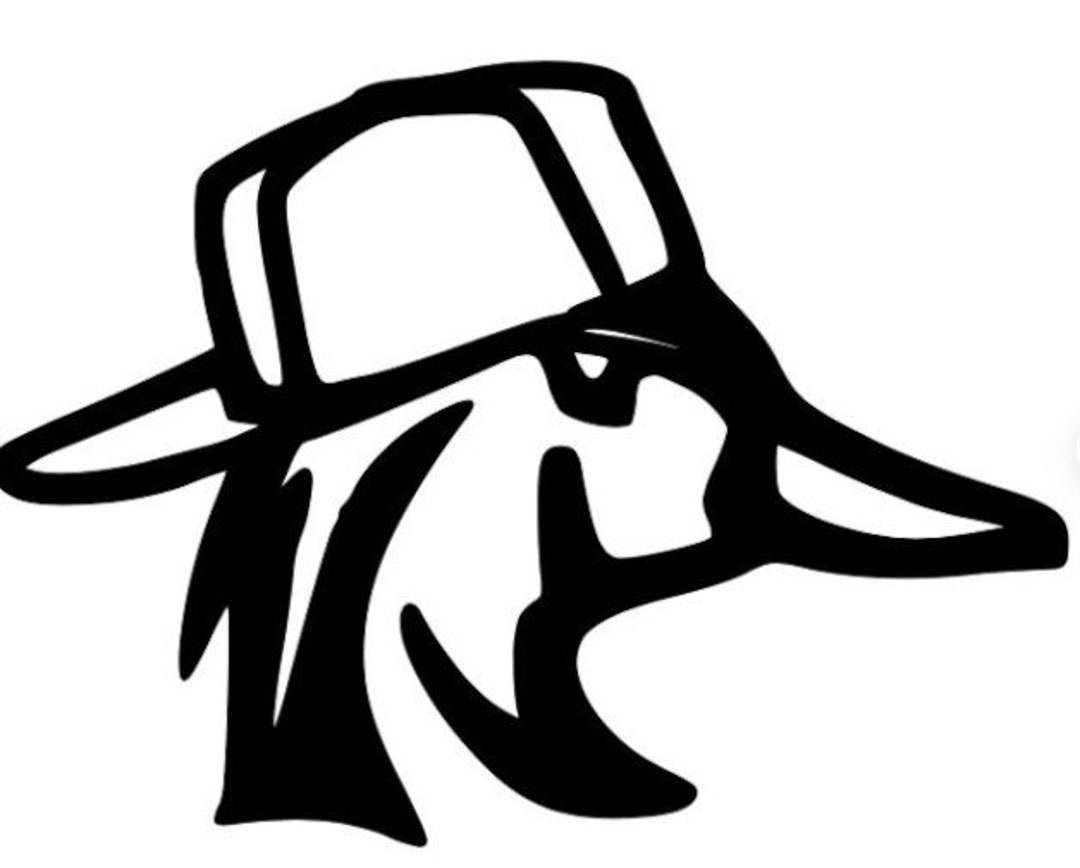 Work Duck With Hat Hardhat Decal Window Decal-truck Decal - Etsy