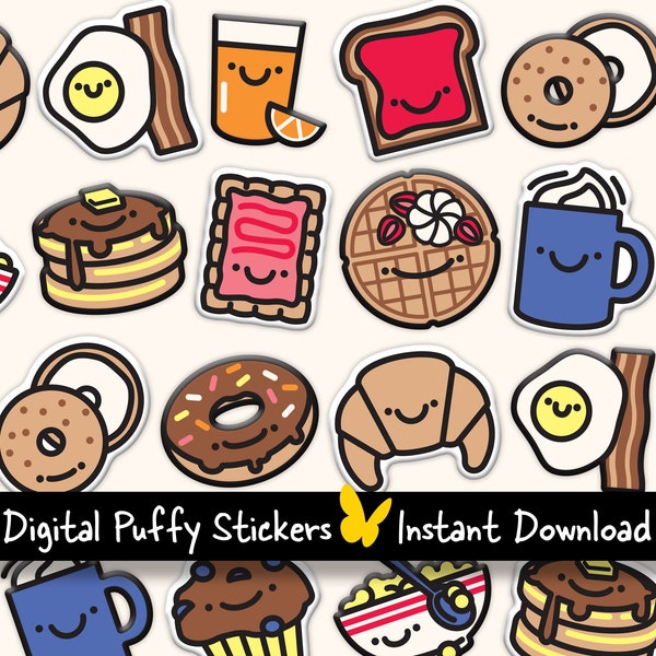 Kawaii Breakfast - Etsy