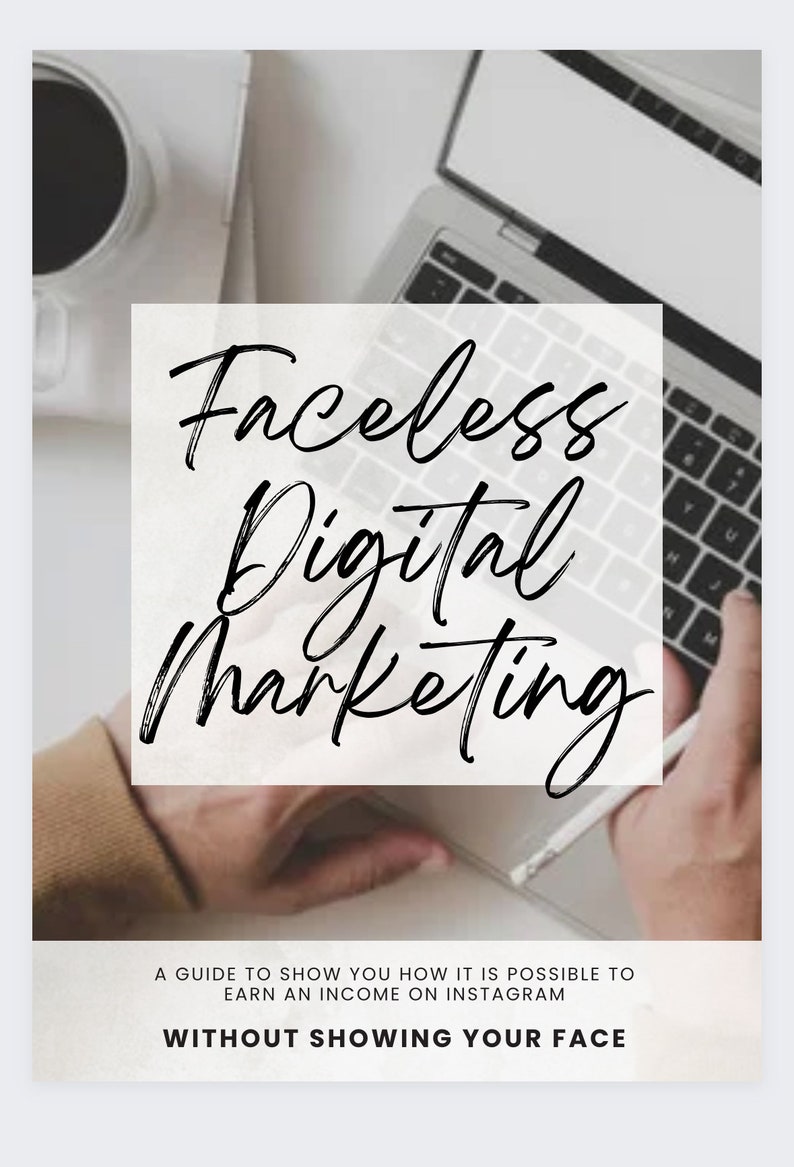 Faceless Digital Marketing Etsy