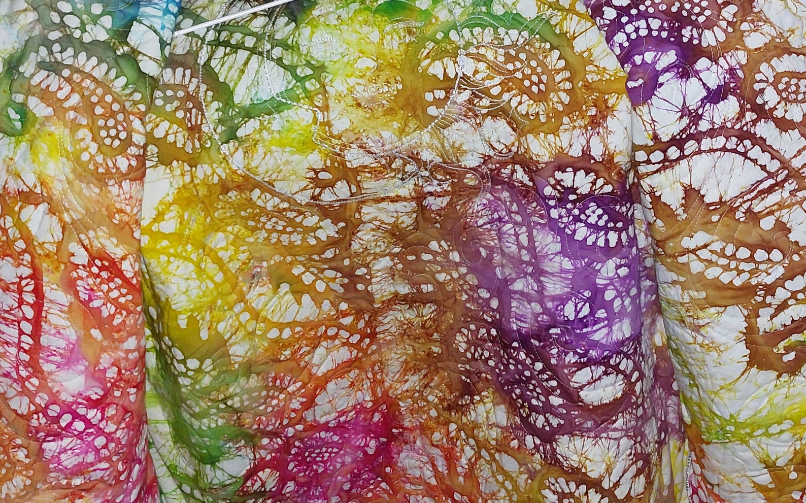 Quilted Patchwork Embroidered Jacket - Etsy