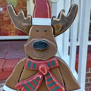 Large Wooden Reindeer - Etsy