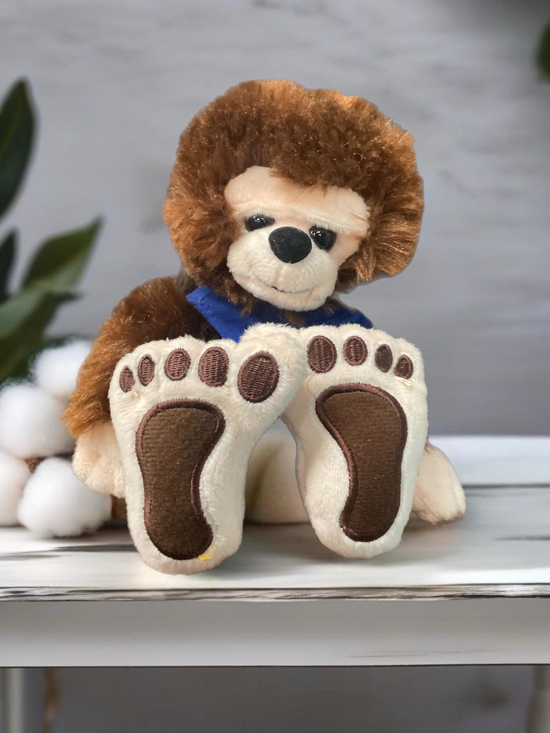 Plush Big Foot Stuffed Animal With Colorado Flag Shirt, Brown, 6inches ...