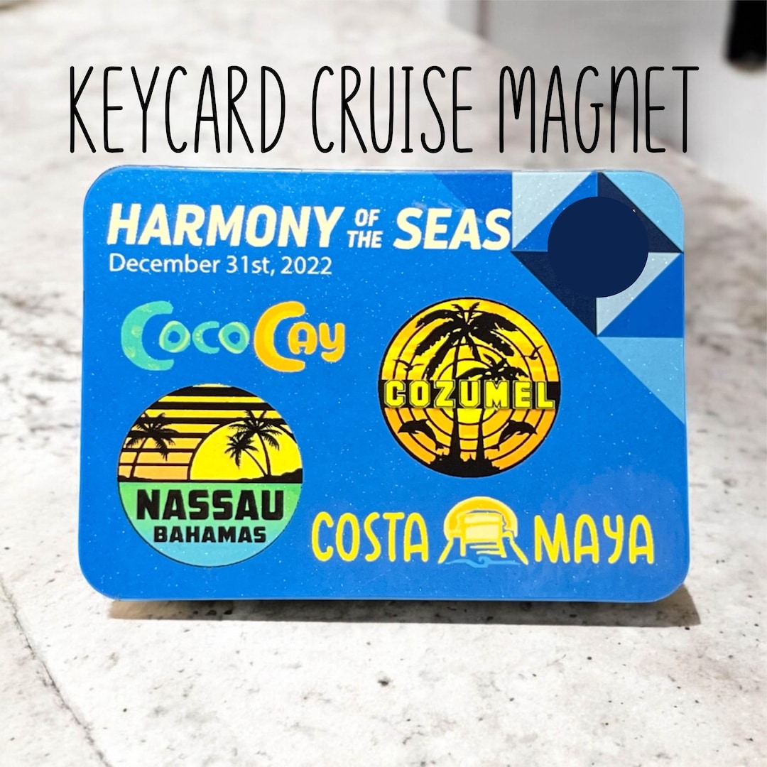 Custom Cruise Keycard Magnet: Personalized Cruise Door Decoration - Etsy