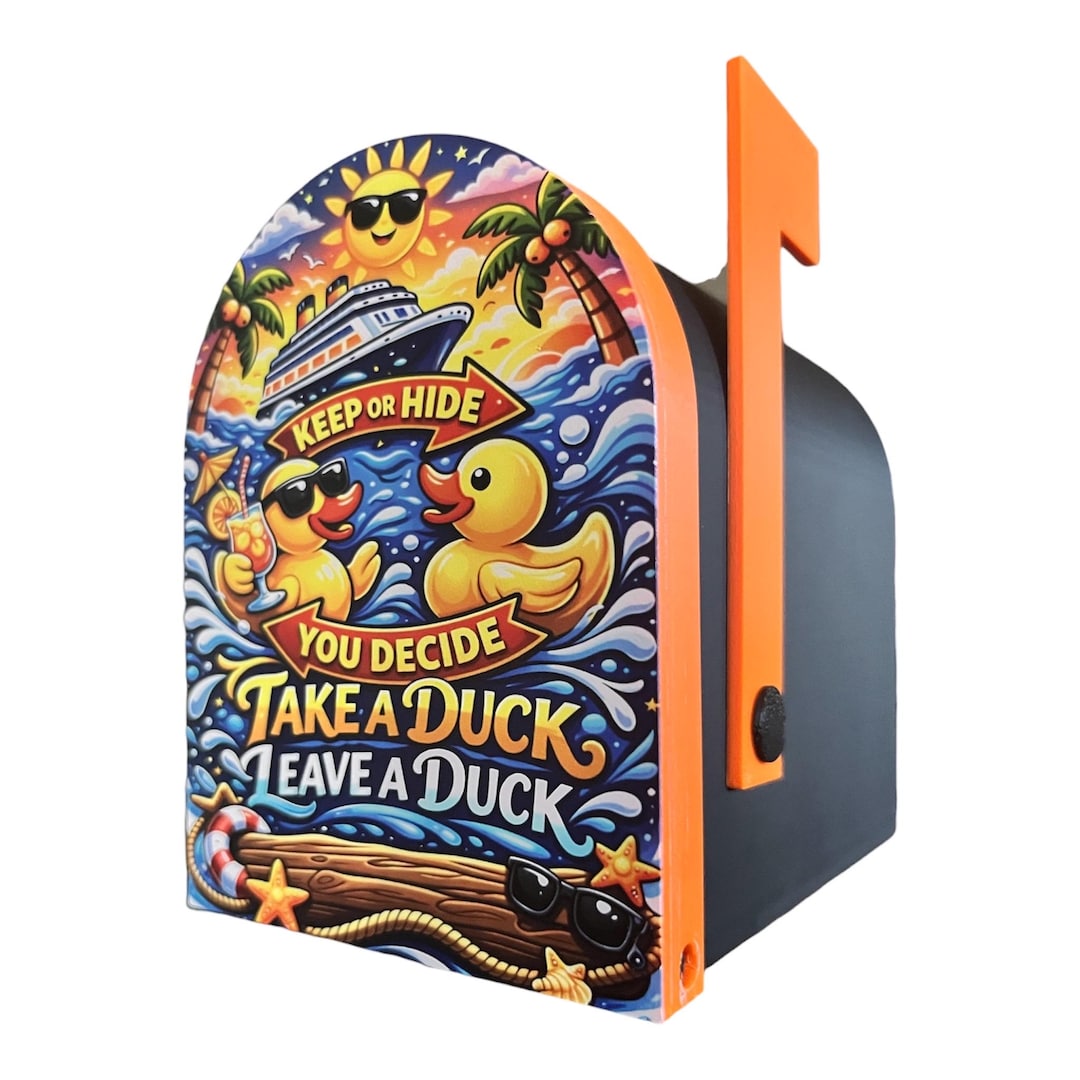 Cruise Mailbox Magnet | Take a Duck Leave a Duck Trading Station - Etsy
