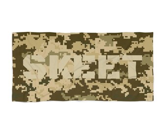 Military Beach Towel - Etsy