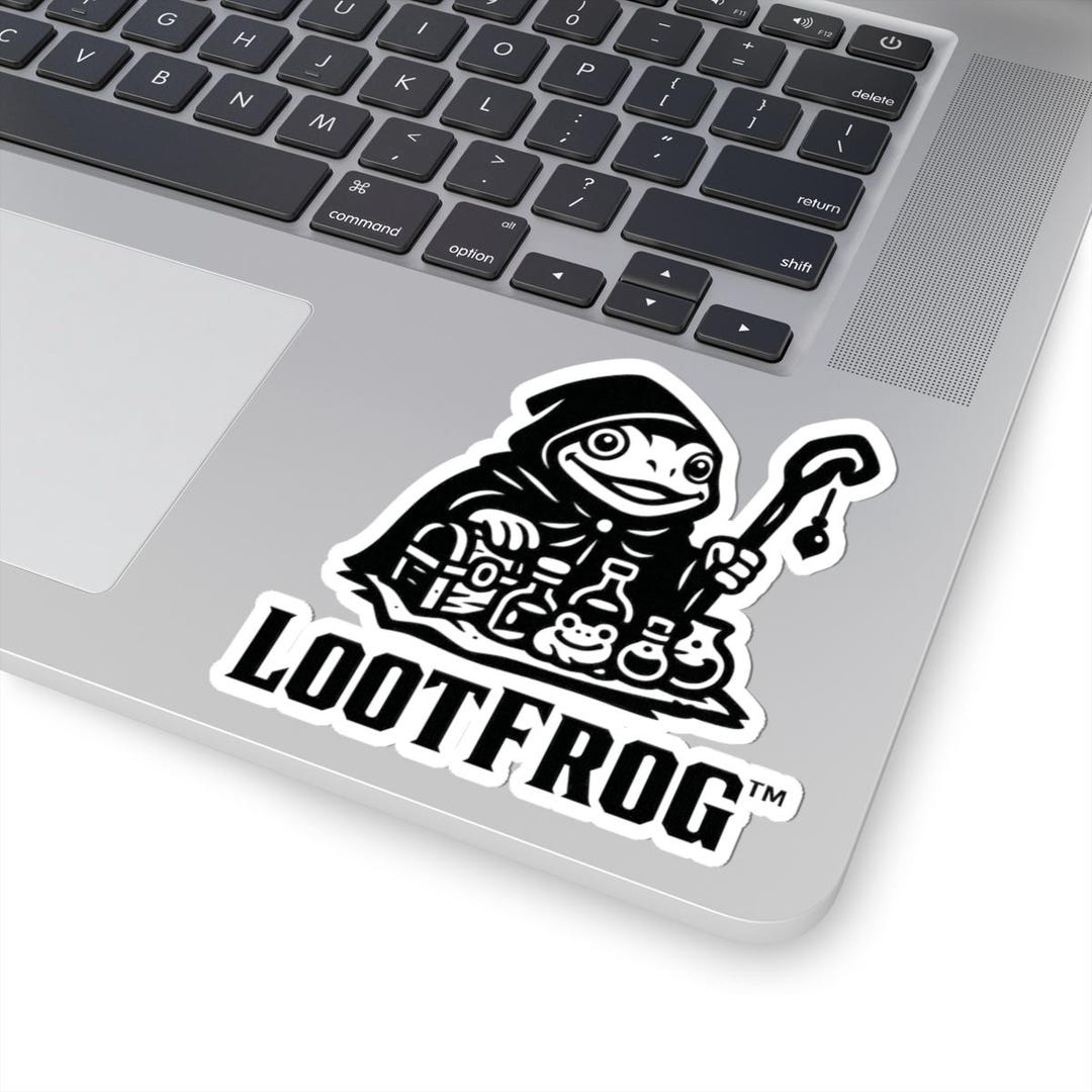 Lootfrog Sticker -- Kiss-cut Vinyl Logo Decal for Laptops, Water ...