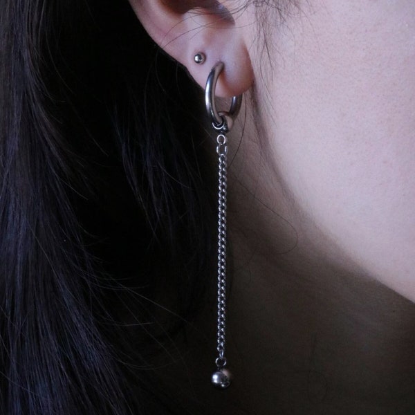 Sterling Silver Emo Earrings - Etsy