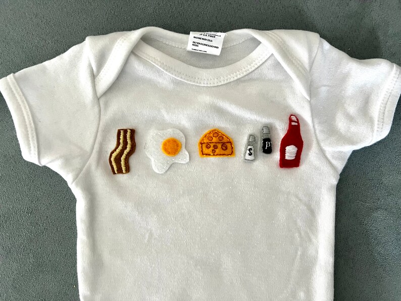 Bacon Egg and Cheese Onesie - Etsy
