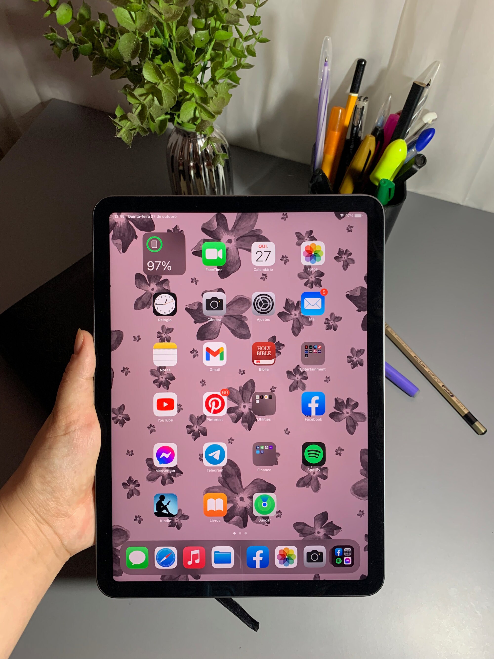 Digitally Made Floral Device Background - Etsy