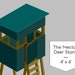 4'x6' Deer Stand - the 'hector' - PDF Digital Plans - Etsy Canada