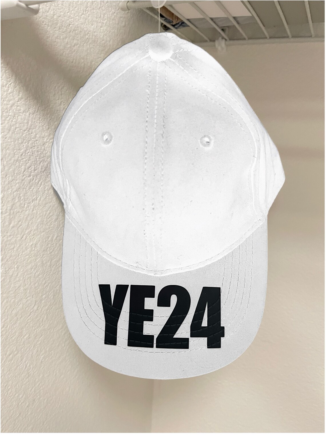 Custom Vinyl Printed Inspired Y E Hat 2024 YE24 Baseball Cap Dad Hat ...