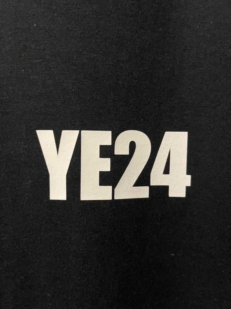 Custom Vinyl Iron on Printed Inspired Ye 2024 YE24 Kanye West Yeezy ...