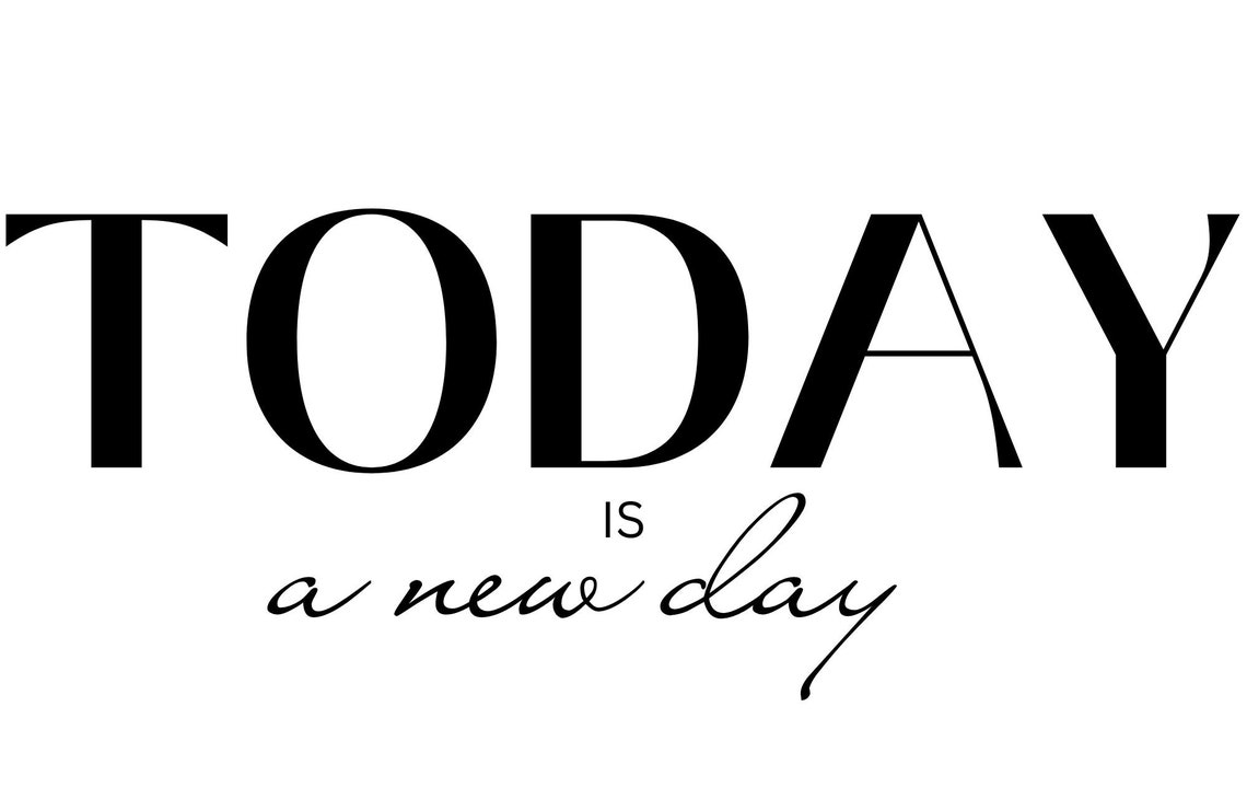 TODAY, A NEW DAY Weekly Planner Printable - Etsy