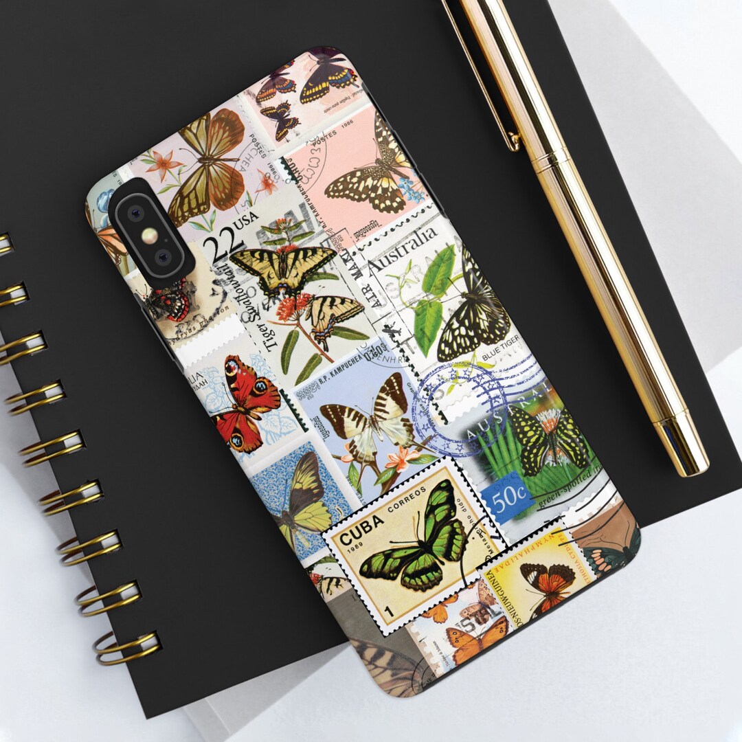 Vintage Postage Stamp Collage Phone Case,collage Phone Case,scrapbook ...