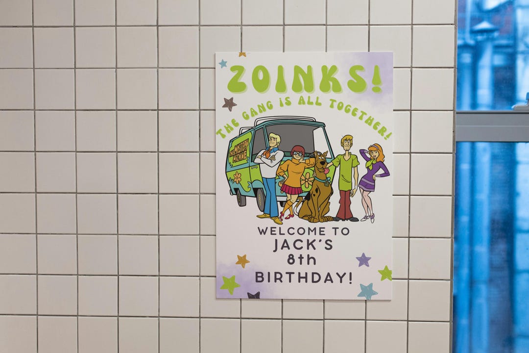 Zoinks Poster - Etsy