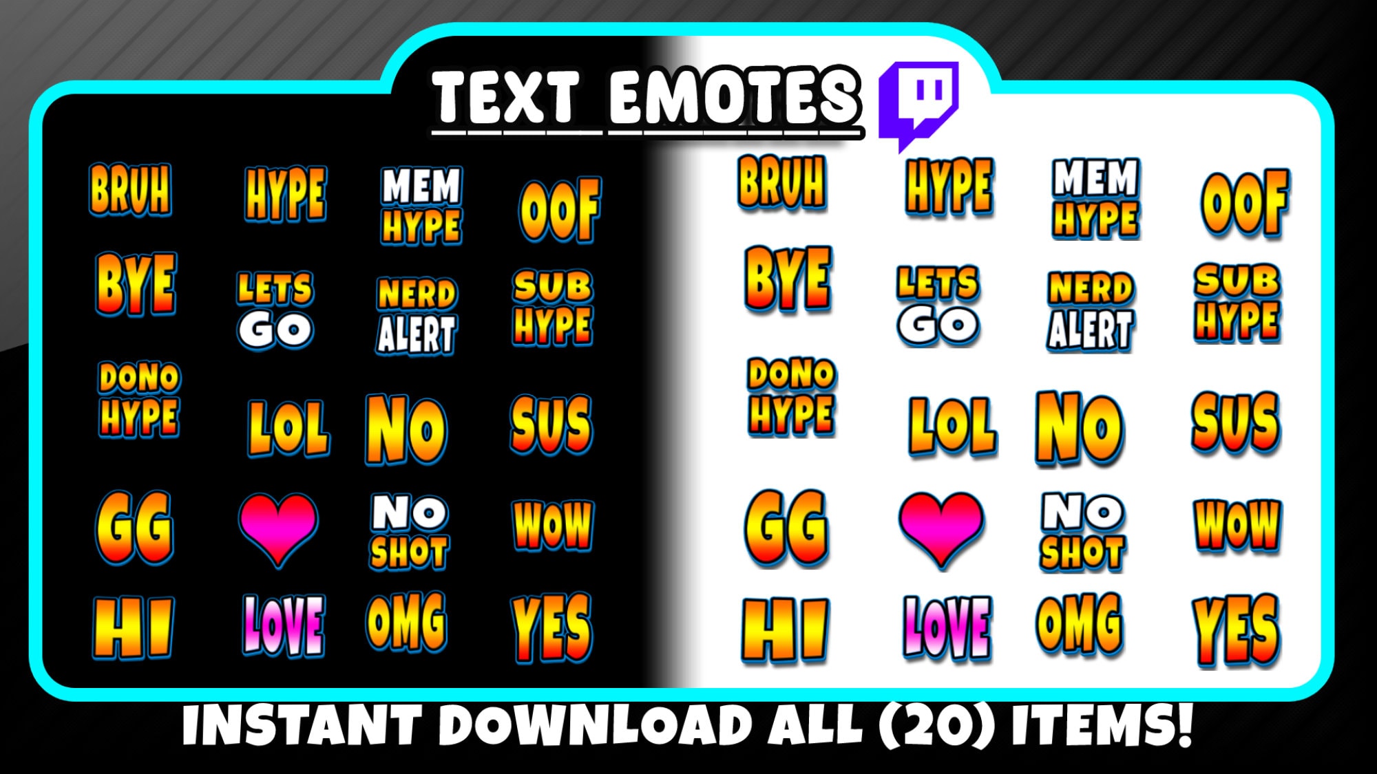 Twitch Chat Emoticons