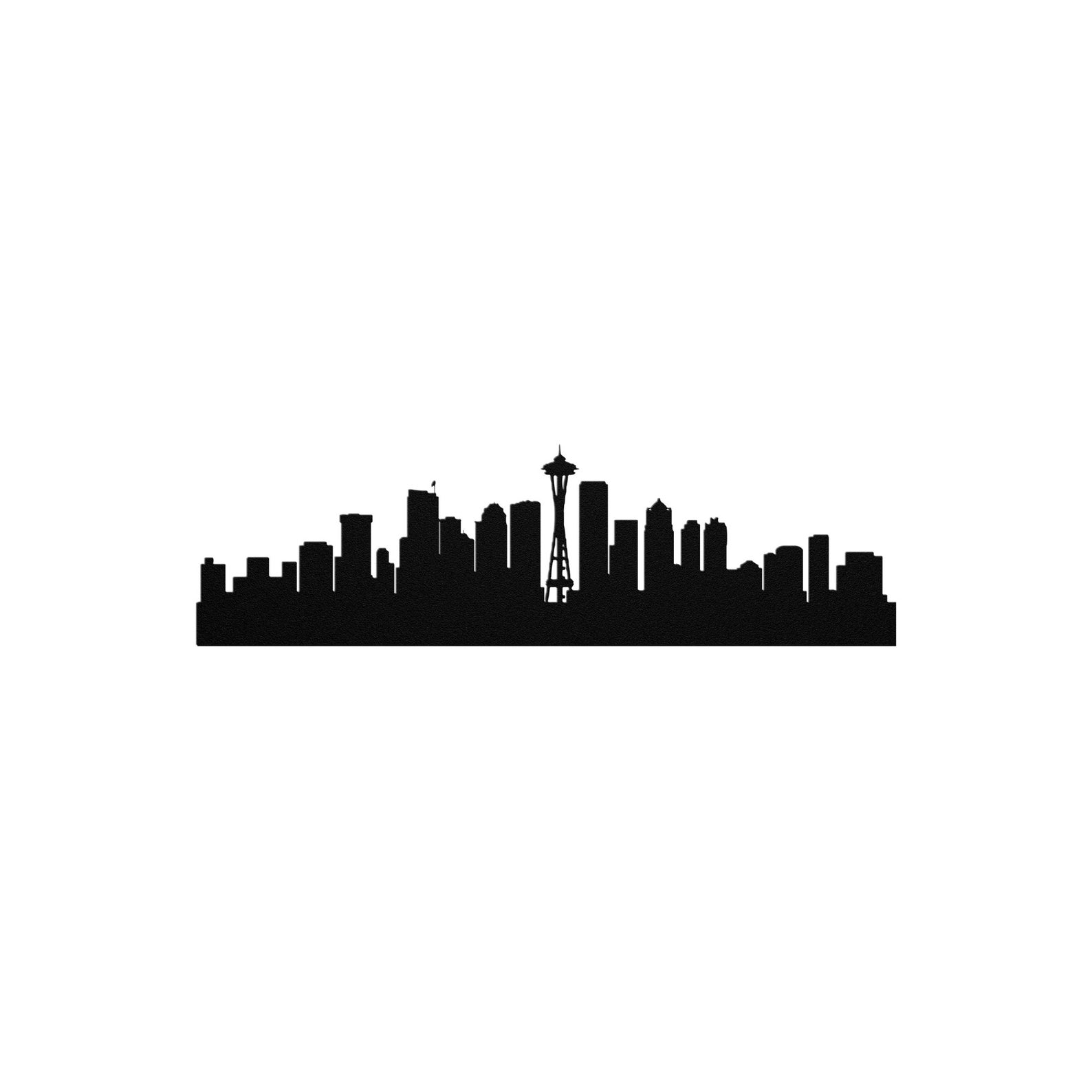 Seattle Metal Wall Art Decor, Skyline, Cityscape, Living Room Decor ...