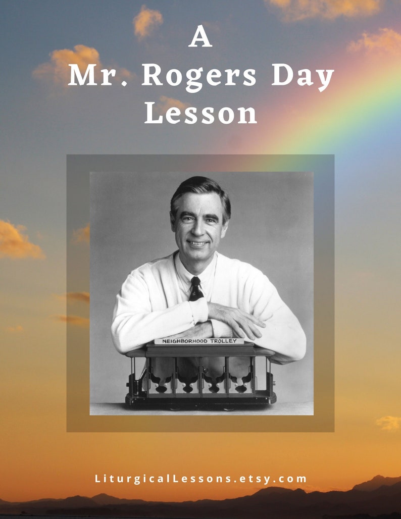 Mr. Rogers Day Lesson - Etsy
