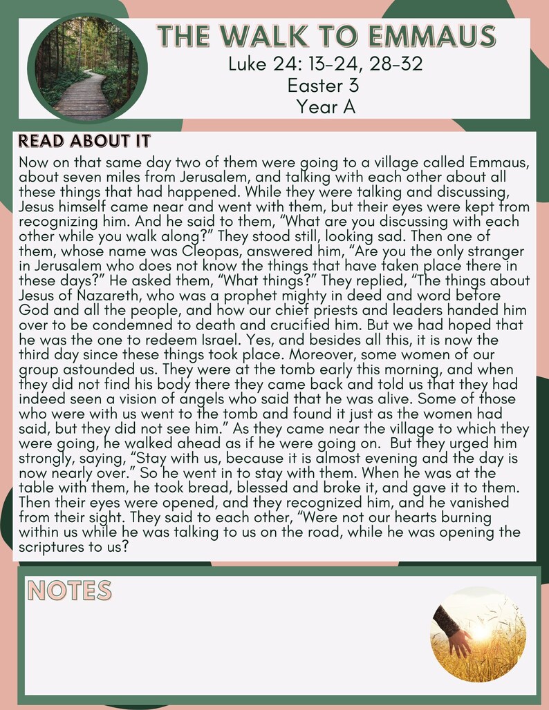 Easter WEEK 3 Youth Group Lesson - Etsy