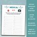Medical A to Z Gameprintable Medical Game Doctor Nurse Fun Gamemedical ...