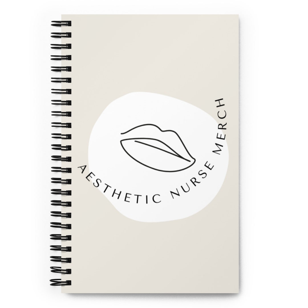 Aesthetic Nurse Merch Spiral Notebook Nurse Gift, Aesthetic Rn Injector ...