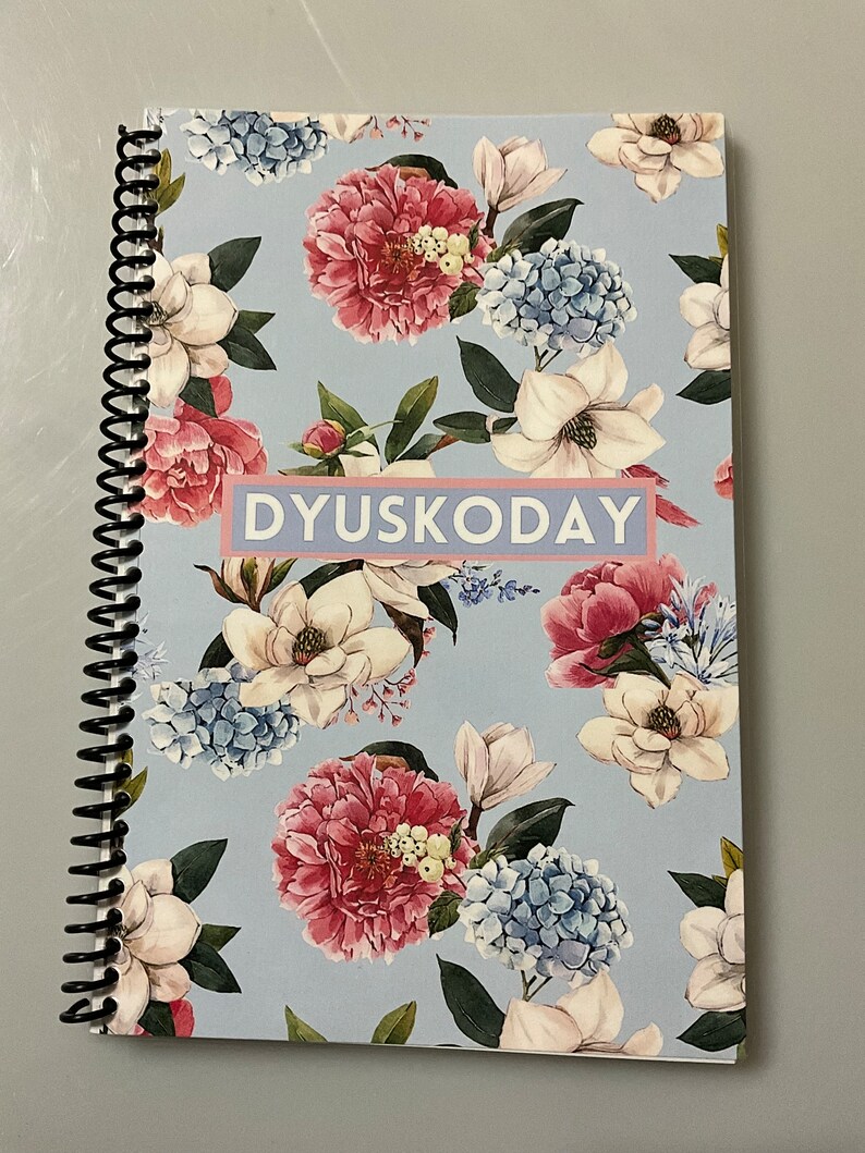 Filipino Spiral Notebook, A5 Notepad for Writing, Blank Journal 6x9 ...