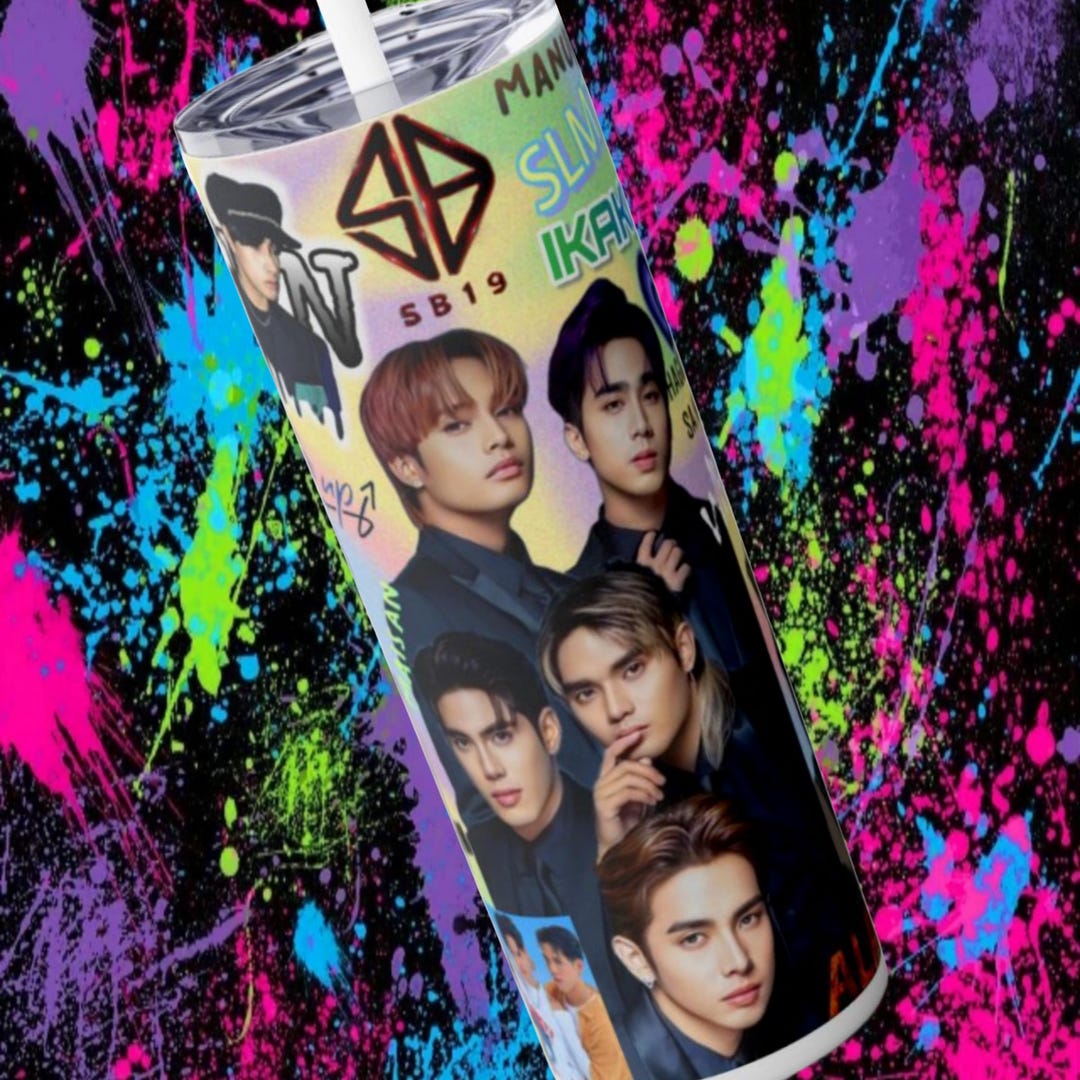 Sb19 Skinny Tumbler 20 Oz Filipino Gift for Teens Philippine Stainless ...
