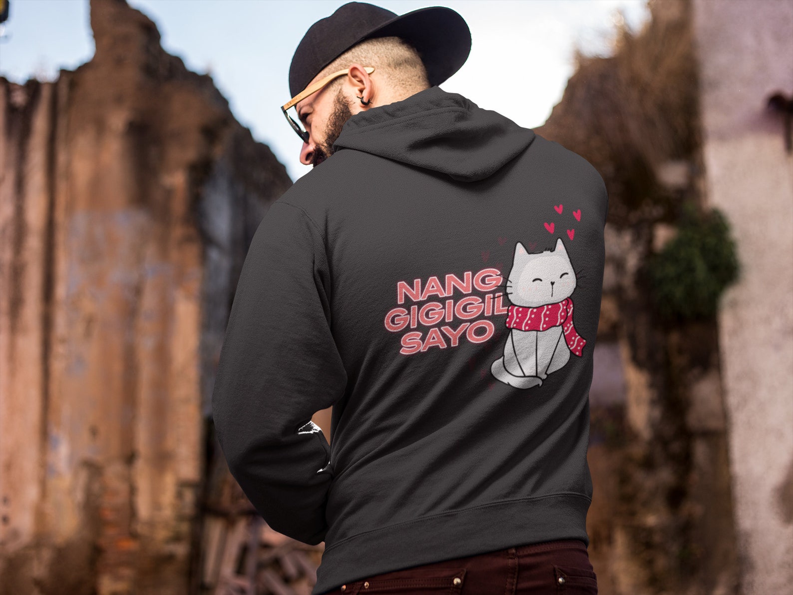 Couple Hoodie Pinoy Hooded Sweatshirt Filipino Gift for Couples ...